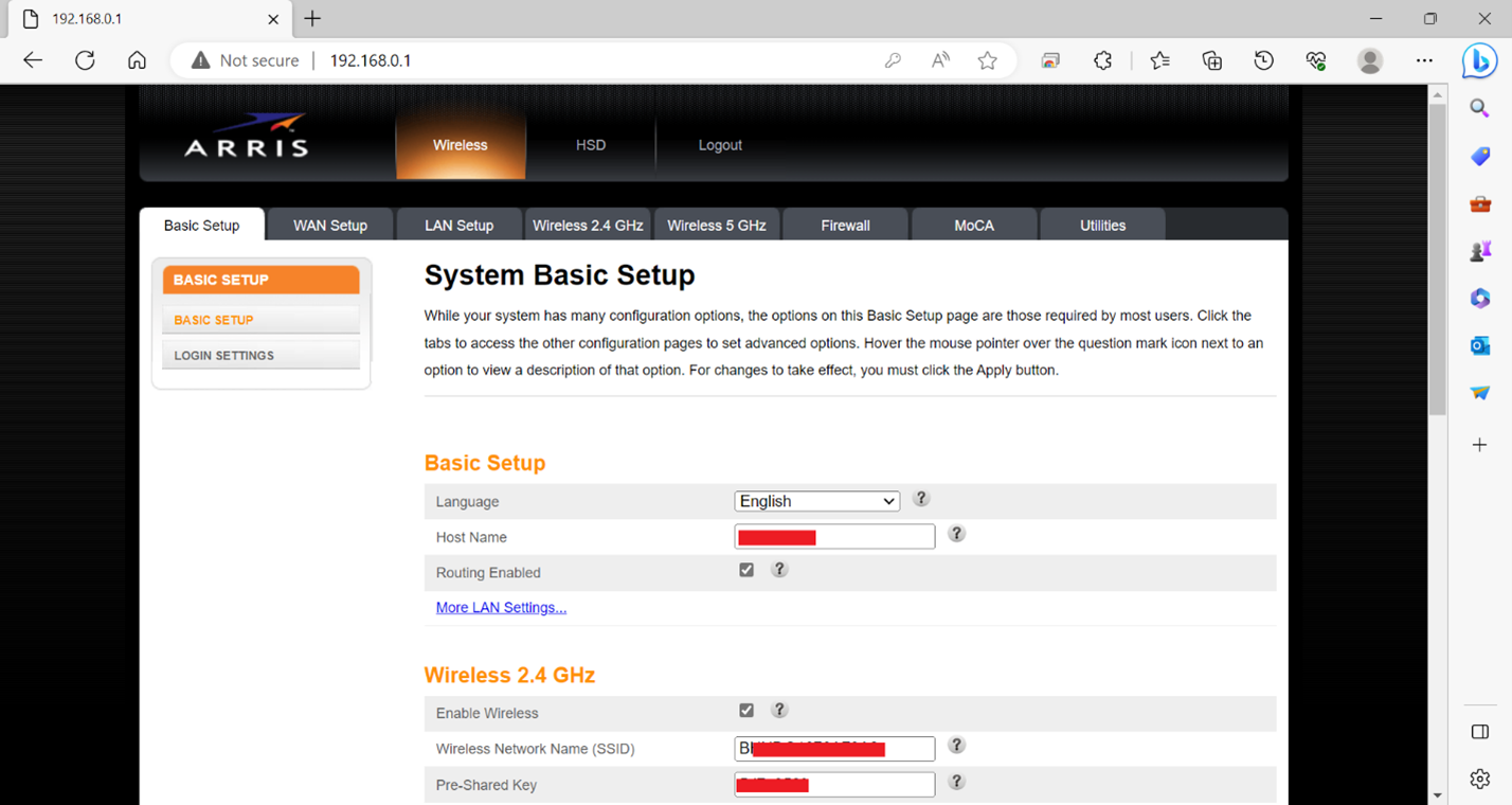 Walk Thru: Reserving an IP on an Arris DG1670 Router. – IT Lessons Learn